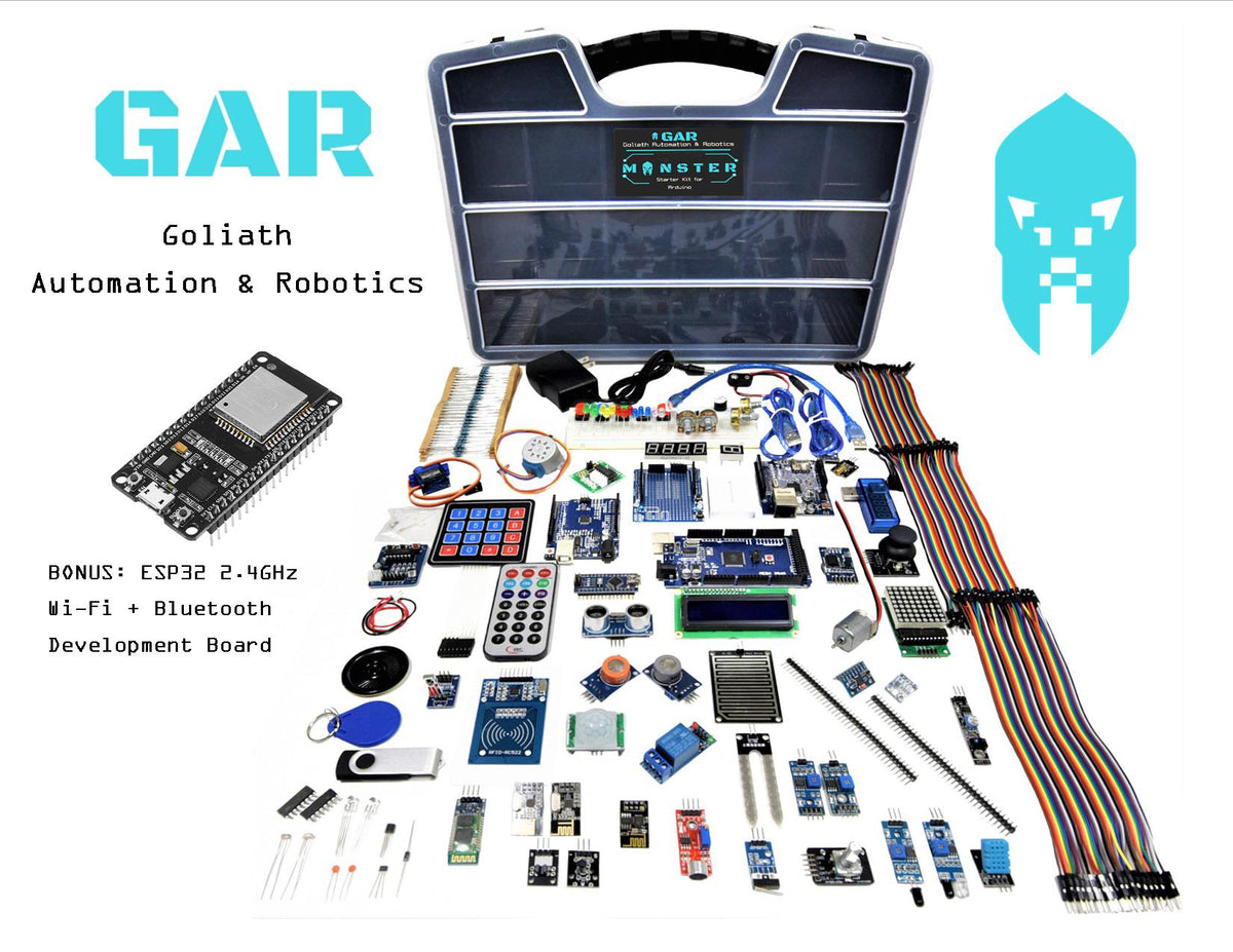Gar Monster Starter Kit For Arduino Goliath Automation And Robotics